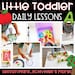 BUNDLE LITTLE Toddler School Lesson Plans LETTERS A-Z | Tot School ...