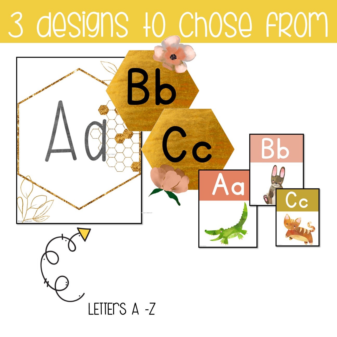 MEGA BOHO Bee Classroom Decor Bundle - Editable - Bee Decor - Etsy