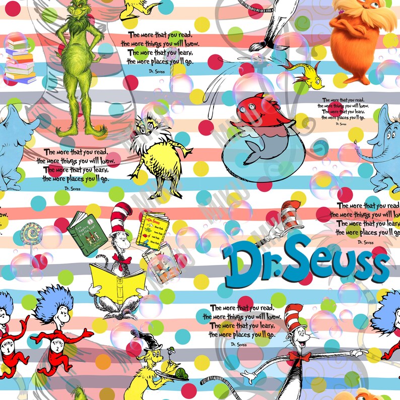 Dr Seuss Seamless - Etsy