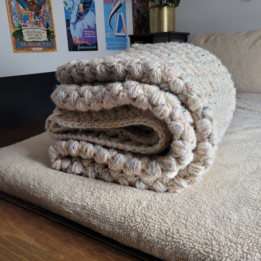 Weighted Blanket / Super Chunky Winter Blanket Crochet Pattern - Etsy
