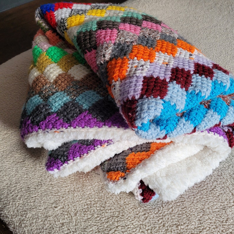 The Ultimate Stashbuster Cosy Crochet Blanket Pattern - Etsy