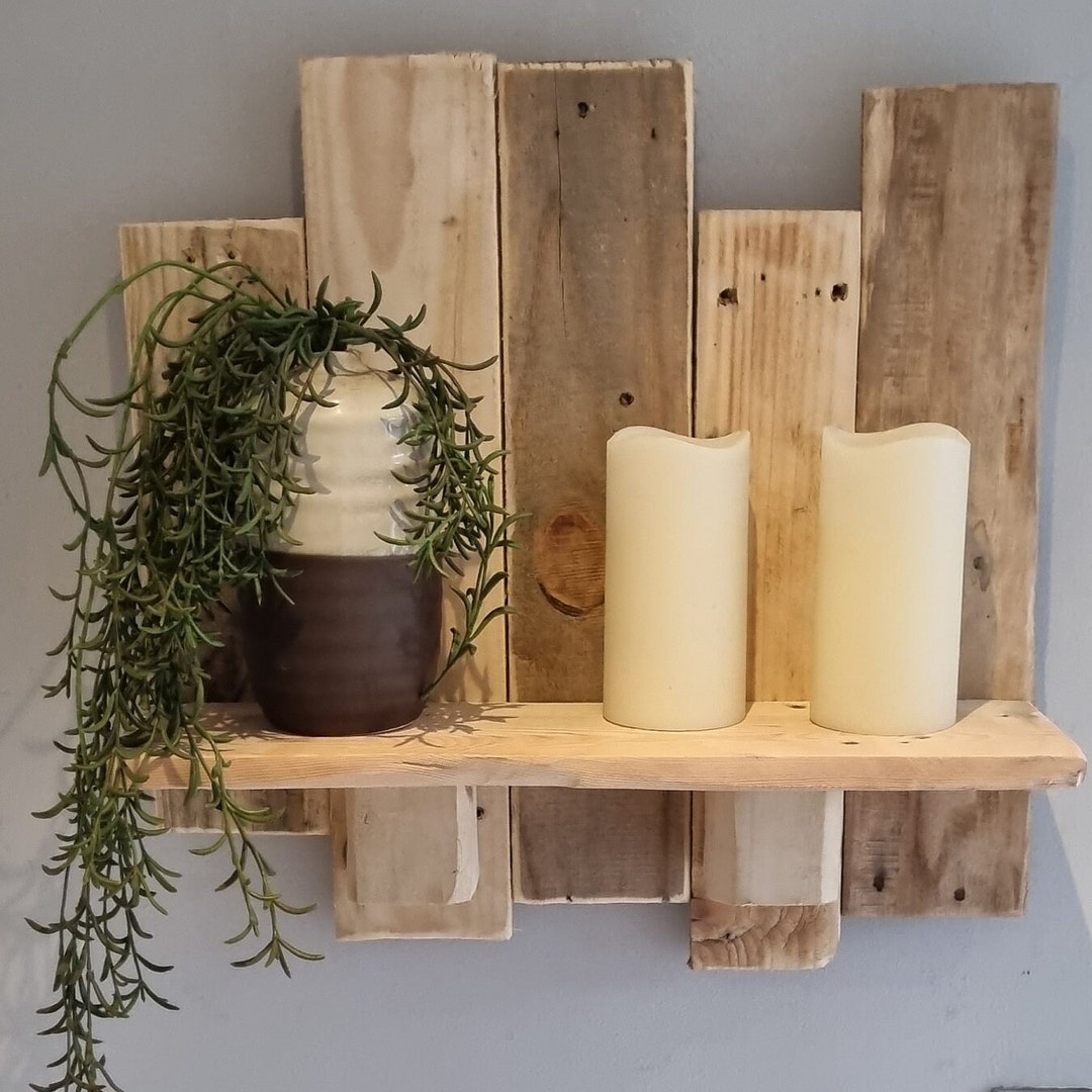 Rustic Reclaimed Pallet Wood Shelf/storage - Etsy