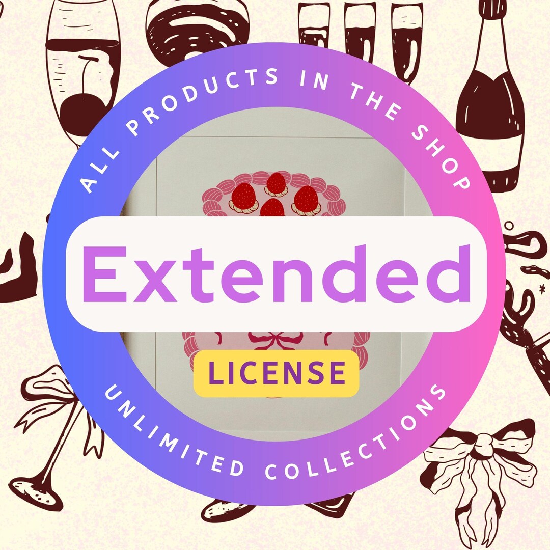 Extended License for Unlimited Collections (all Products in the Shop ...