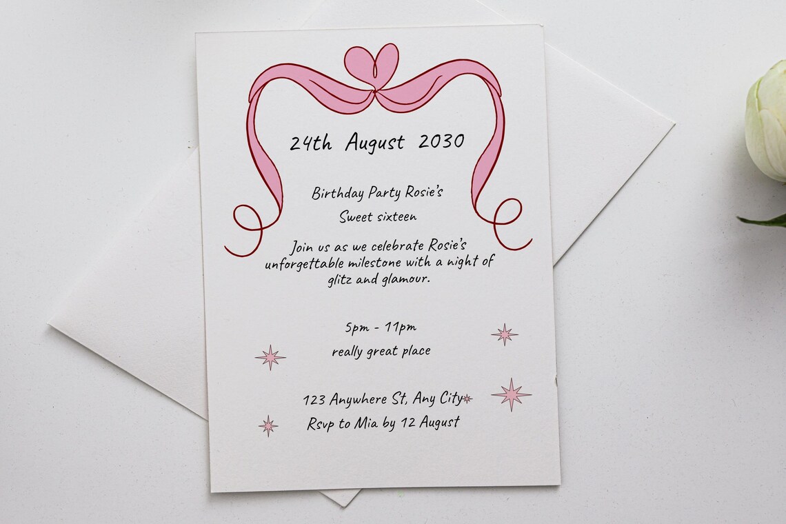 Coquette Ribbon Frame Clipart, Pink Bows and Ribbons Collection ...