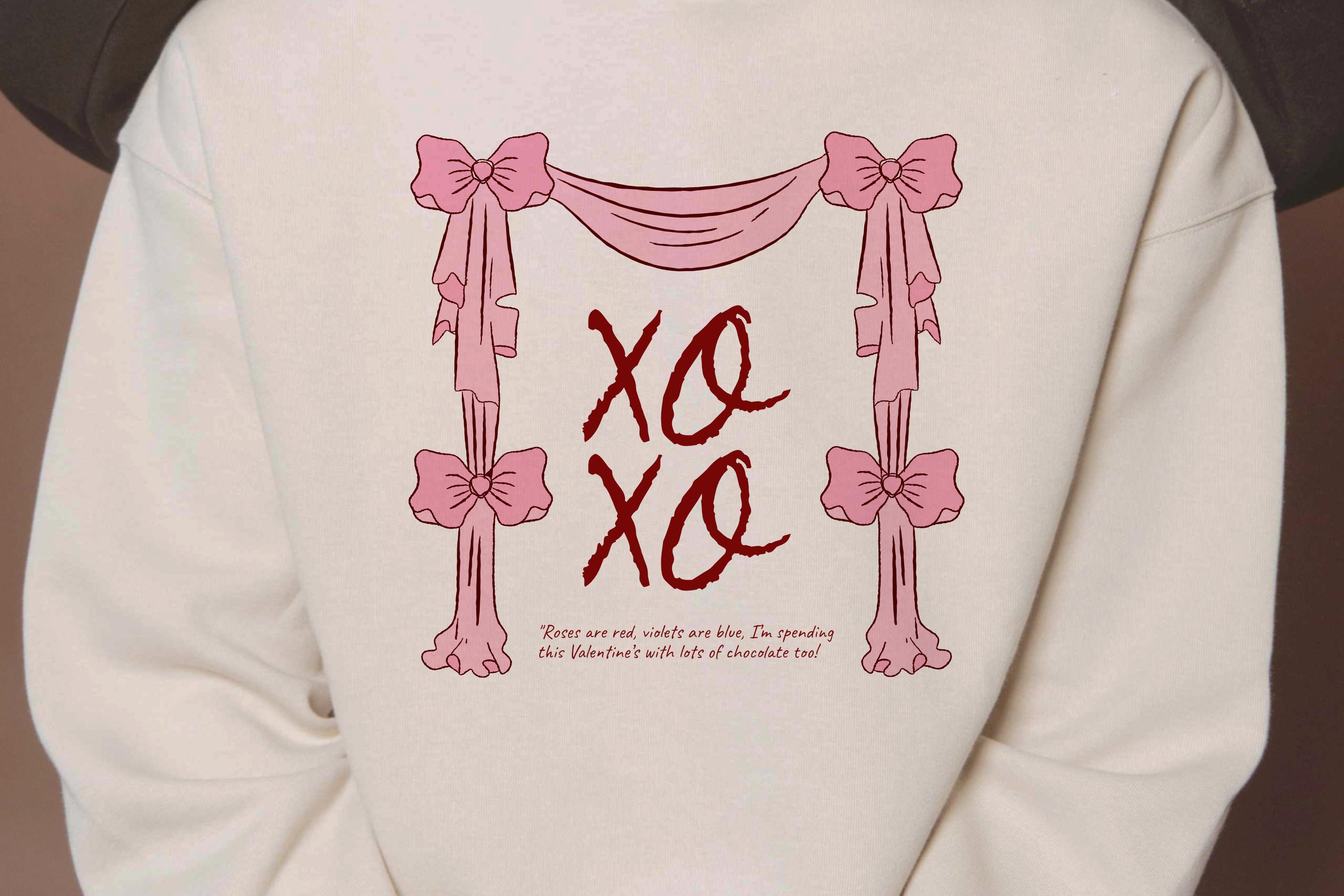 Hand Drawn Coquette Ribbon Frame Clipart, Pink Bows and Ribbons ...