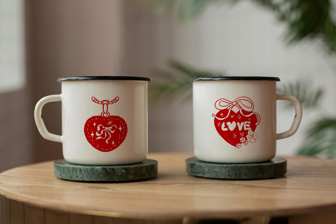 Heart Locket Svg,coquette Clipart, Vintage Locket, Heart Locket Bundle ...