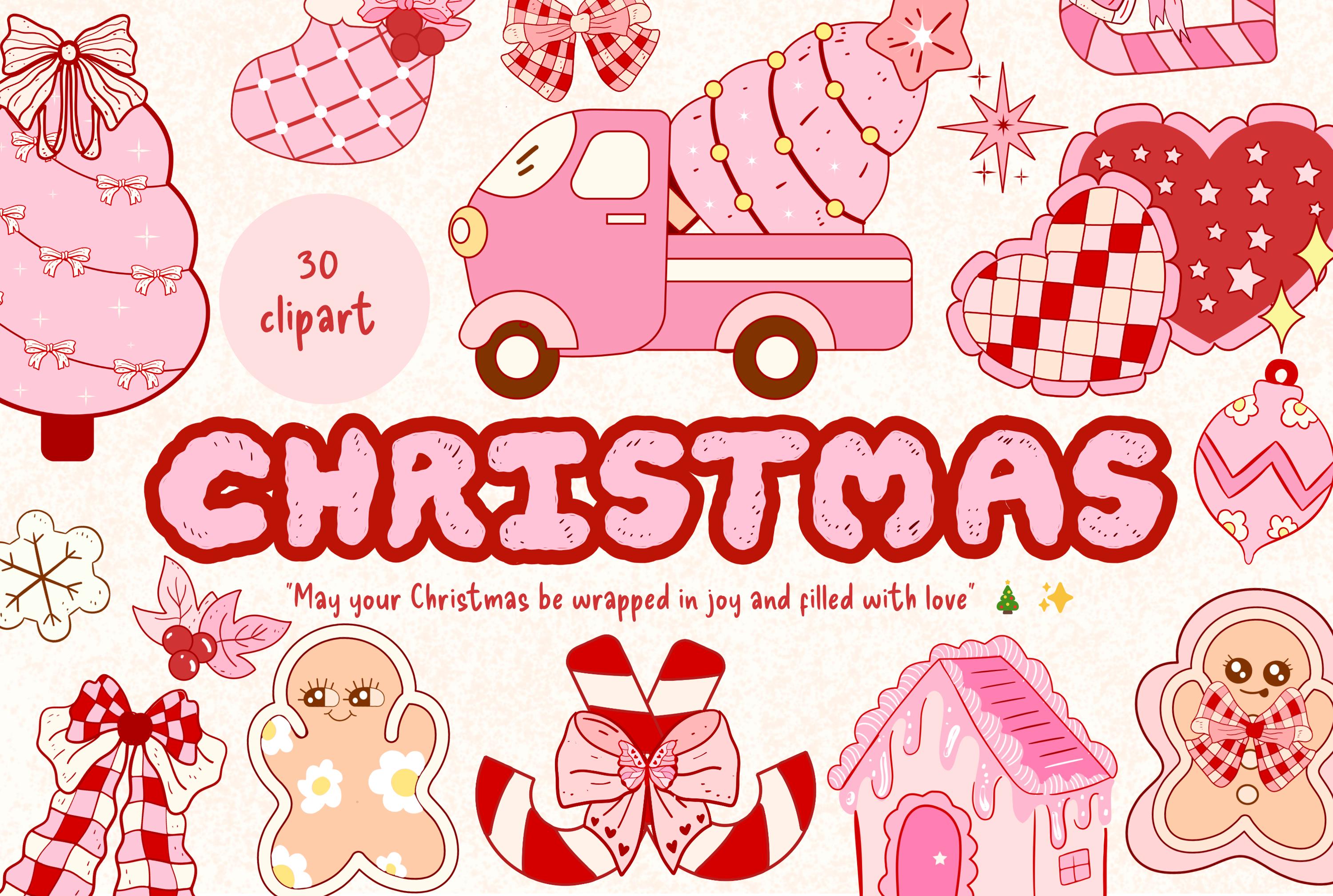 Pink Christmas Png, Hippie Christmas, Pink , Coquette Clipart ...