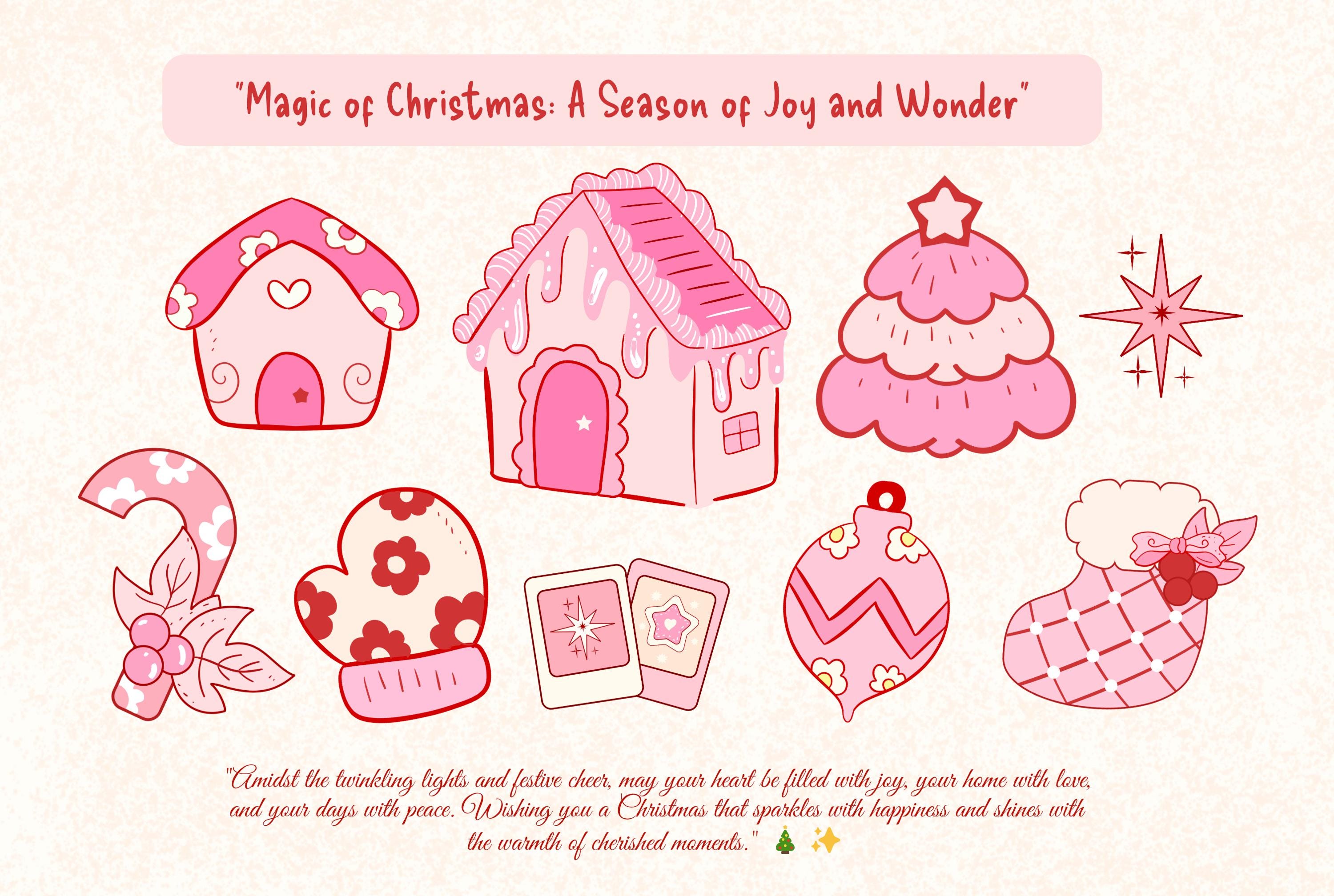 Pink Christmas Png, Hippie Christmas, Pink , Coquette Clipart ...