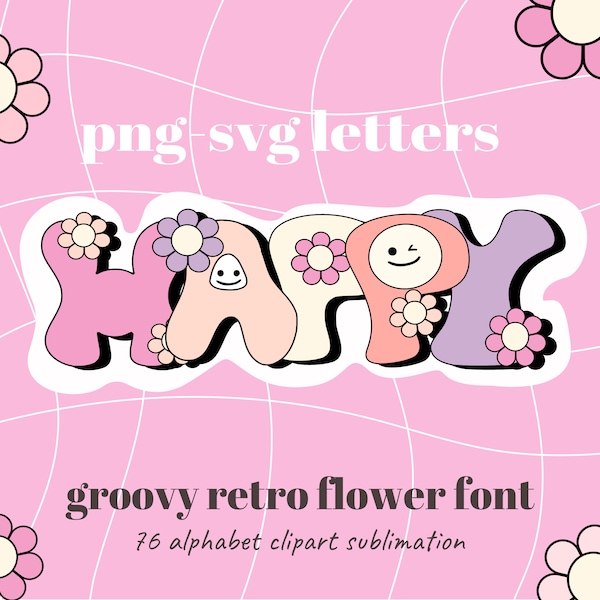 Retro Alphabet - Etsy