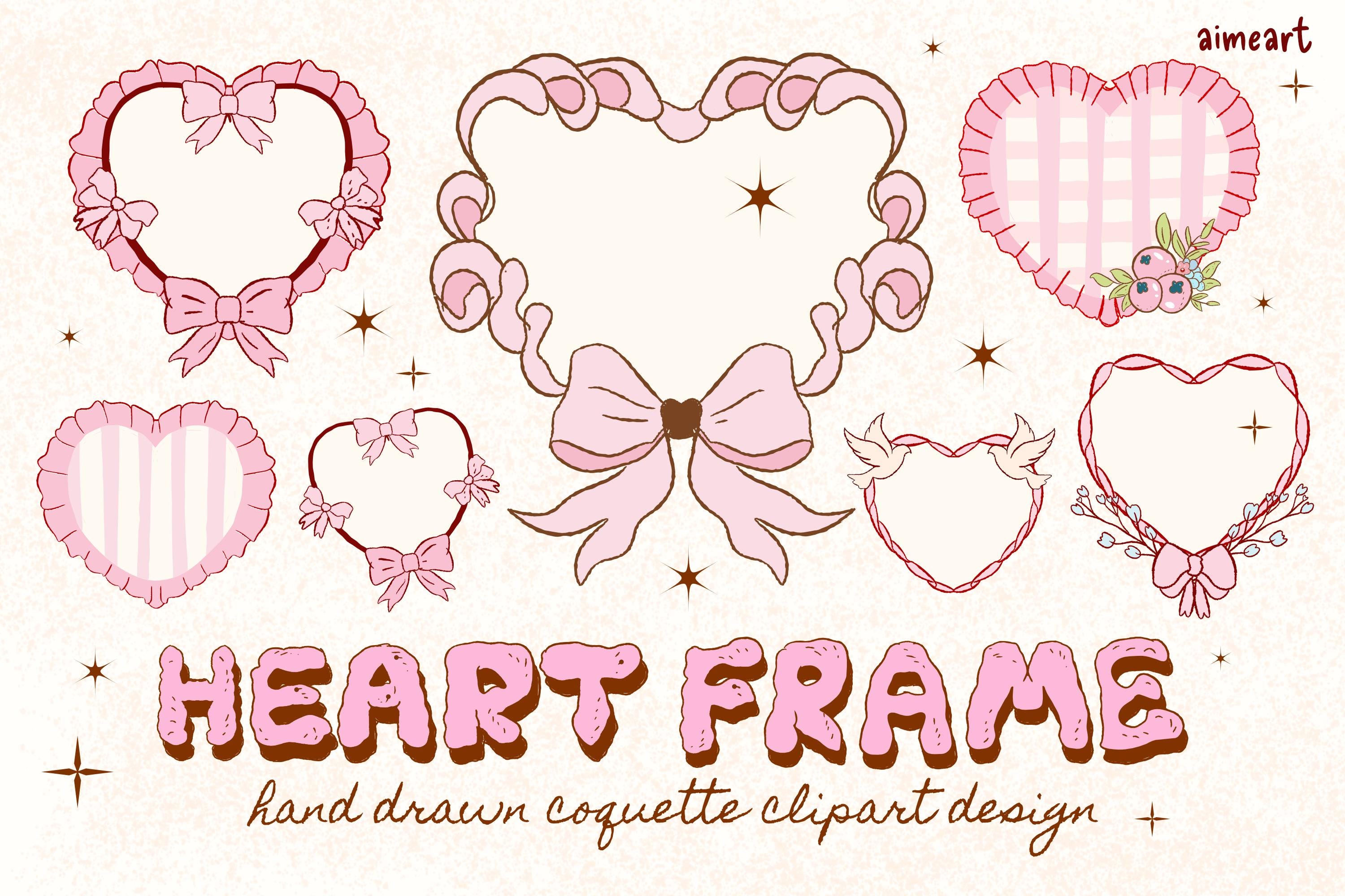 Cute Hand Drawn Heart Clipart