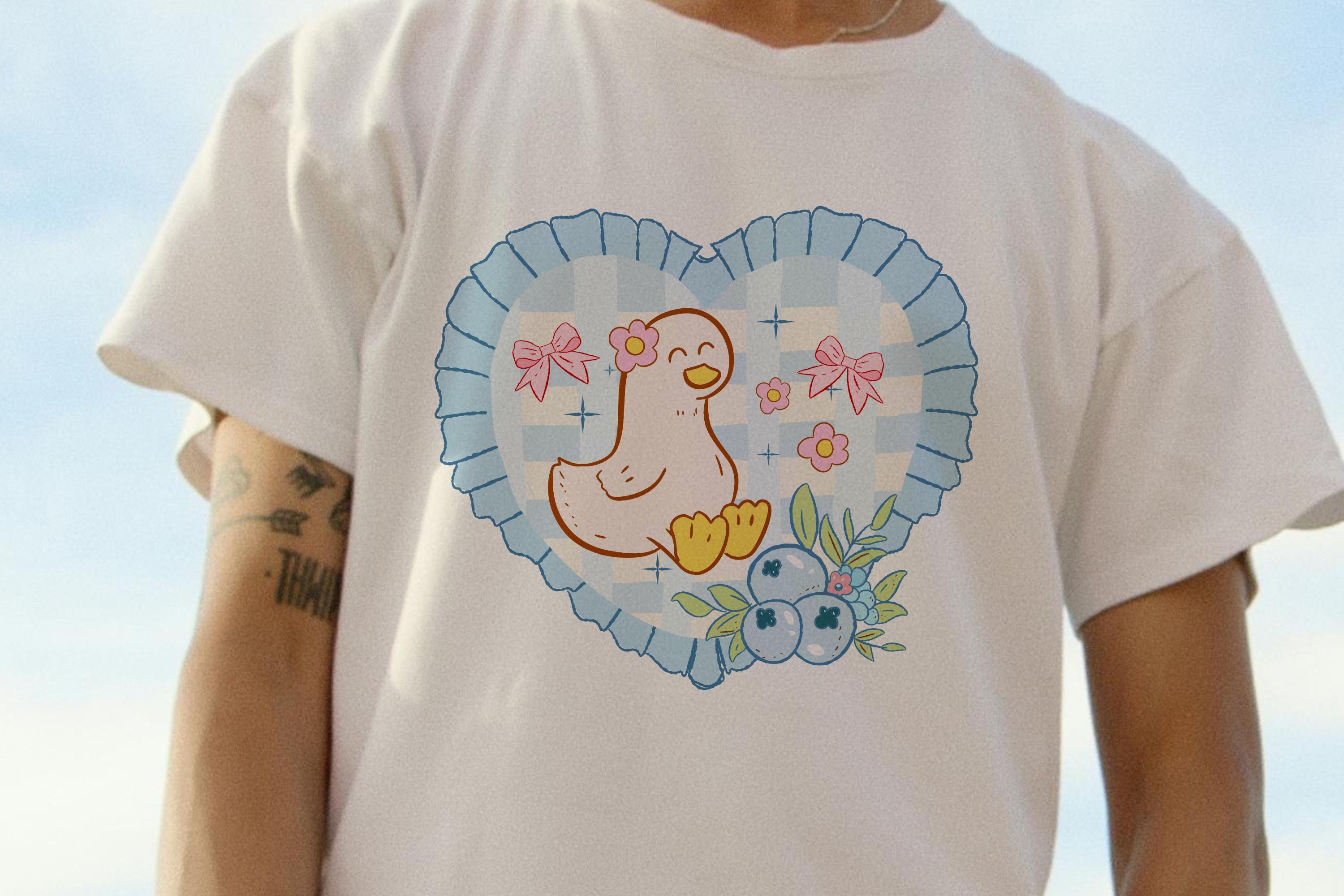 Silly Goose SVG Clipart,vintage Coquette Goose ,groovy Retro Easter ...