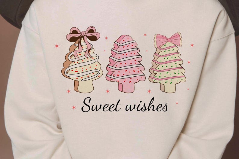 Coquette Christmas Tree Cake Png, Christmas Bow Png, Groovy Christmas ...