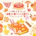 Pumpkin Spice Clipart, Coquette Pumpkins PNG, Falls Clipart, Autumn ...