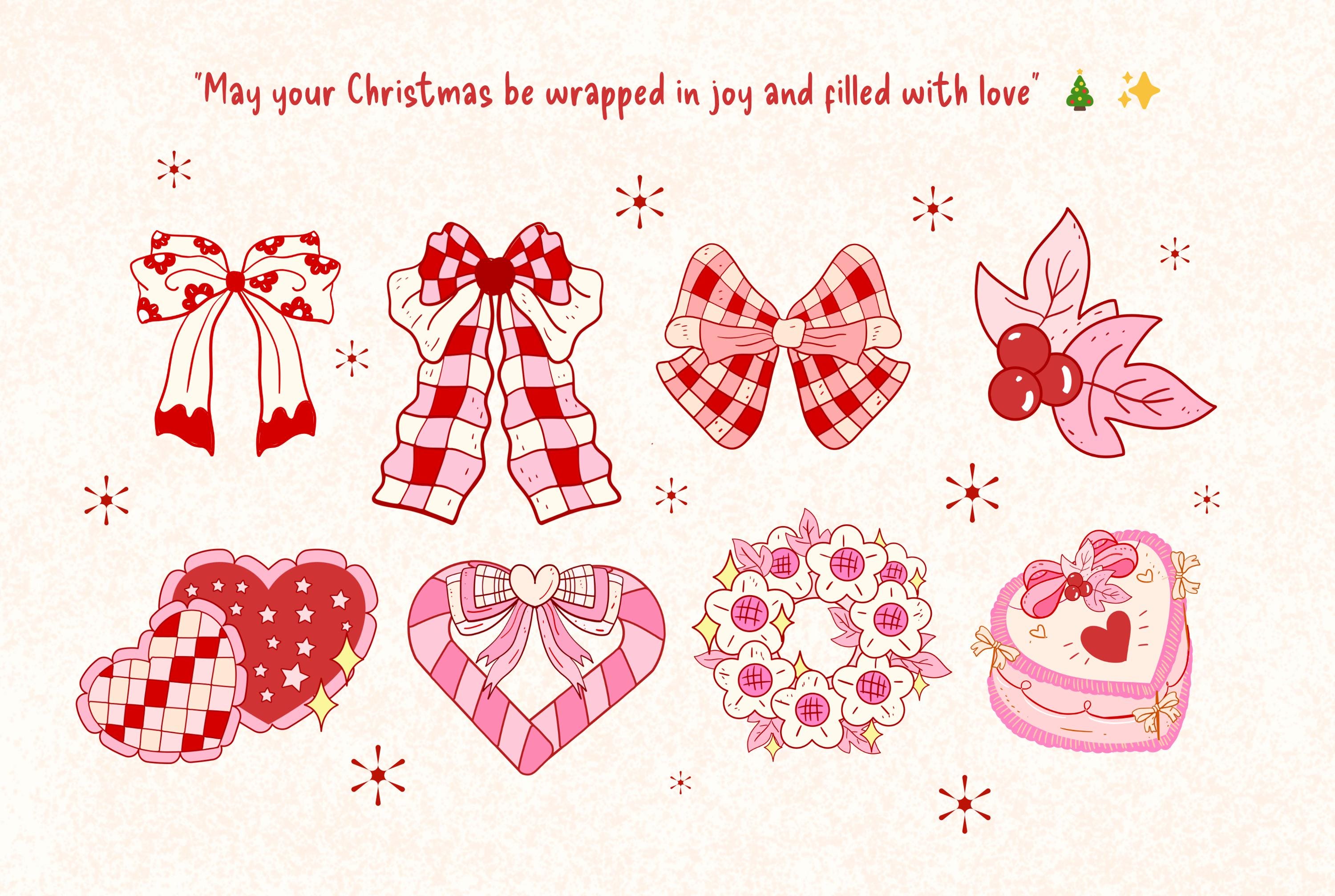 Pink Christmas Png, Hippie Christmas, Pink , Coquette Clipart ...