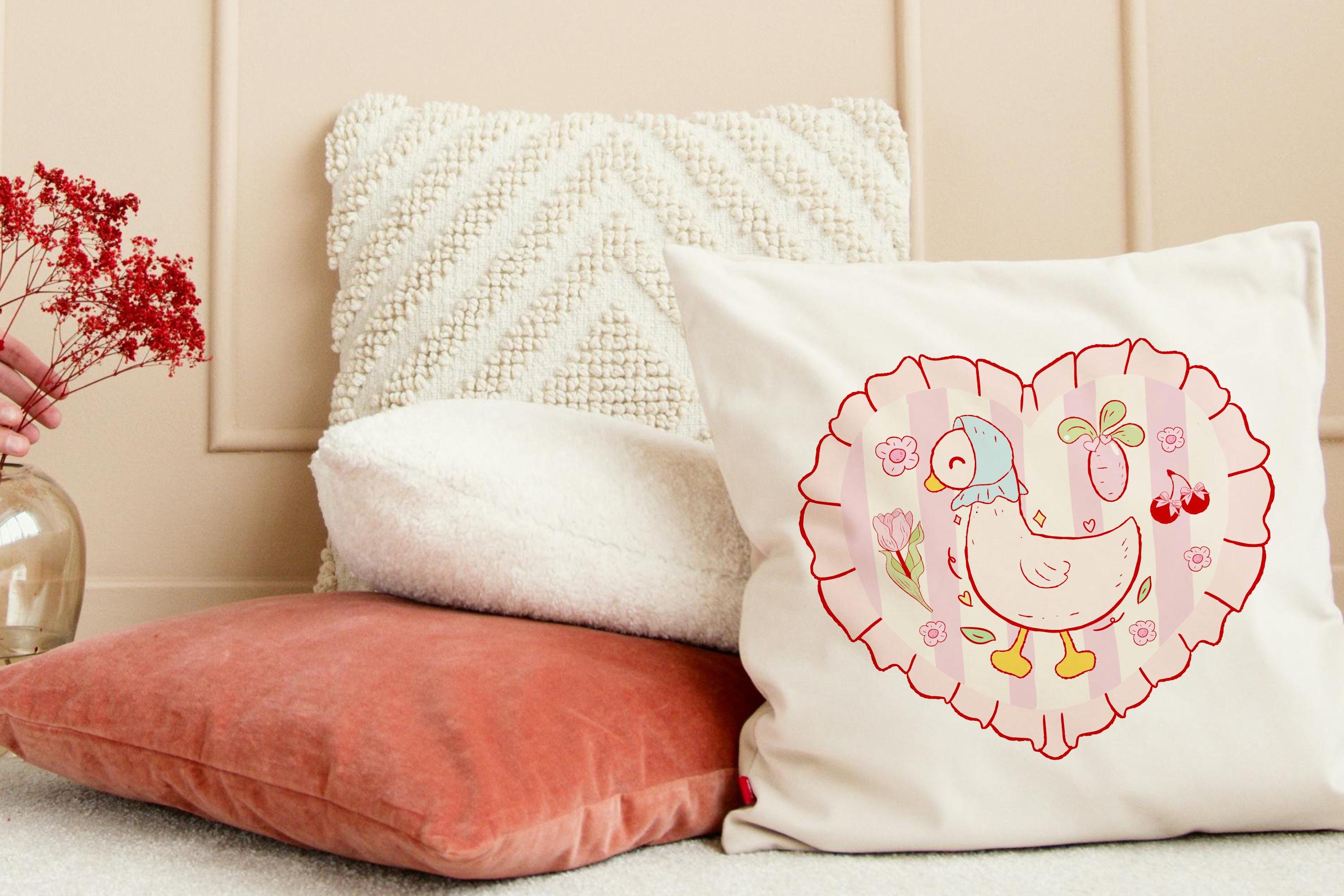 Silly Goose SVG Clipart,vintage Coquette Goose Easter,groovy Goose ...