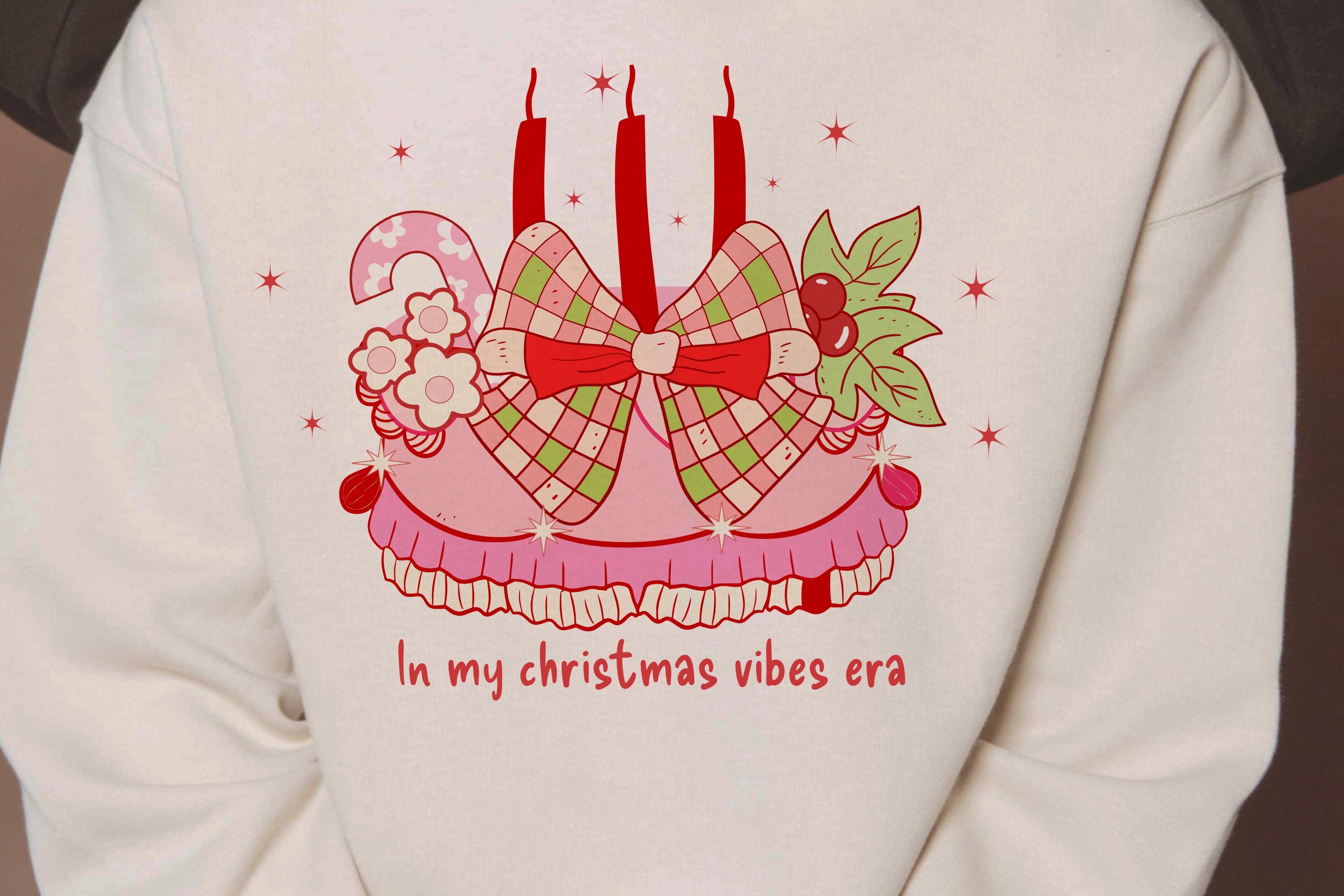 Christmas Coquette Clipart, Heart Cake Png, Christmas Cake Png, Pink ...