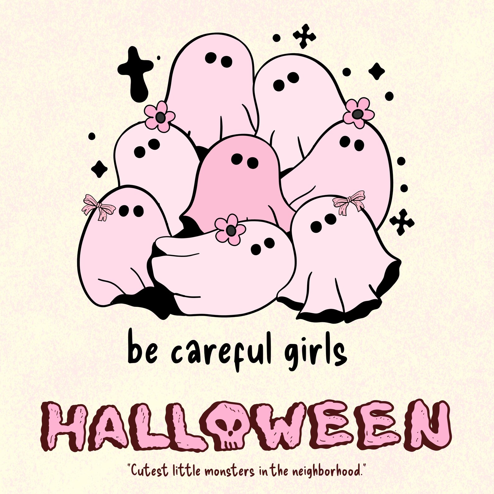 Ghost Halloween Png, Vintage Ghost Svg, Ghosts With Flowers , Pink ...