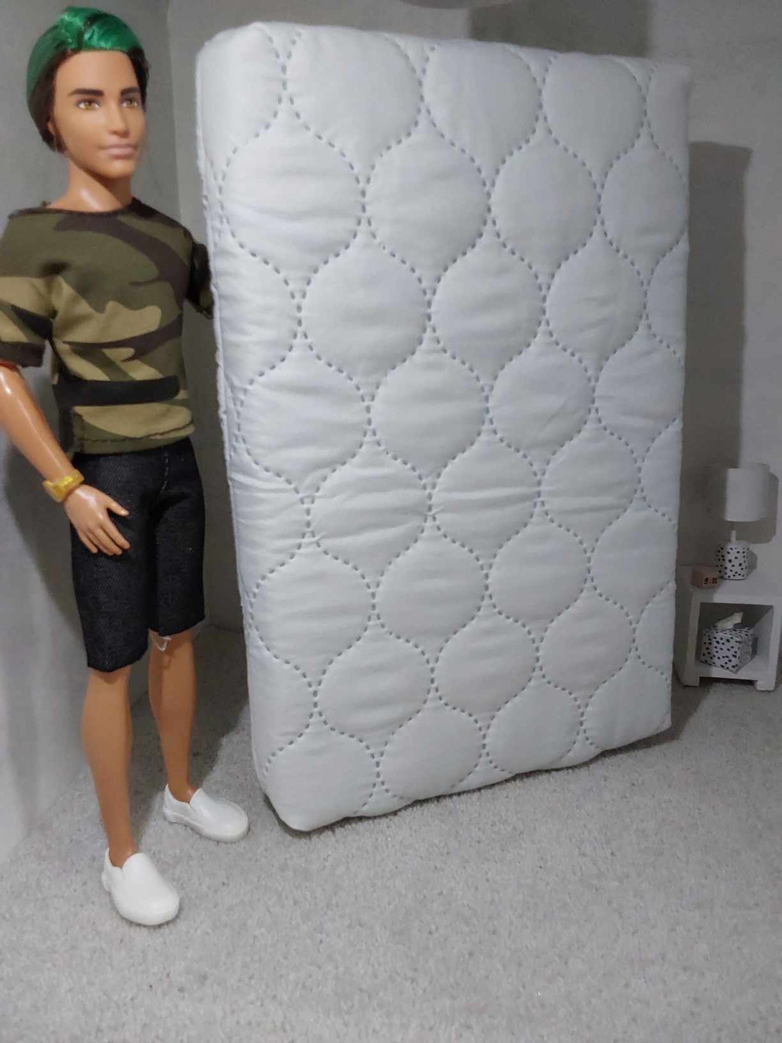 1/6 Scale 12 Inch Fashion Doll Size Mattress for Dolls...single Double ...
