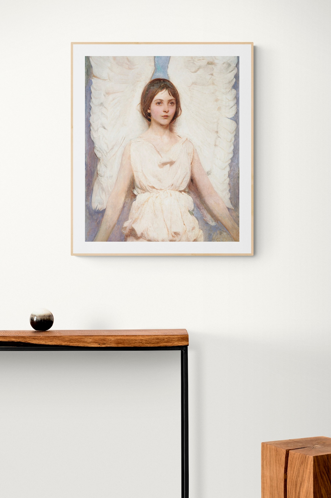 Classical Angel Portrait Vintage Antique Oil Painting - Etsy