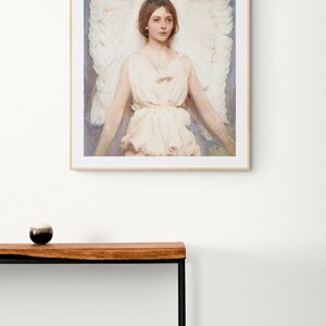 Classical Angel Portrait | Vintage Antique Oil Painting | Antique ...