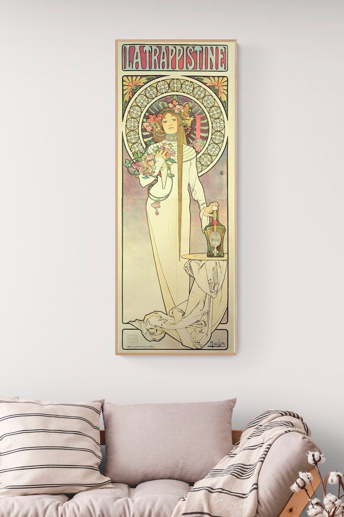La Trappistine by Alphonse Mucha Print | Digital Art Print Set ...