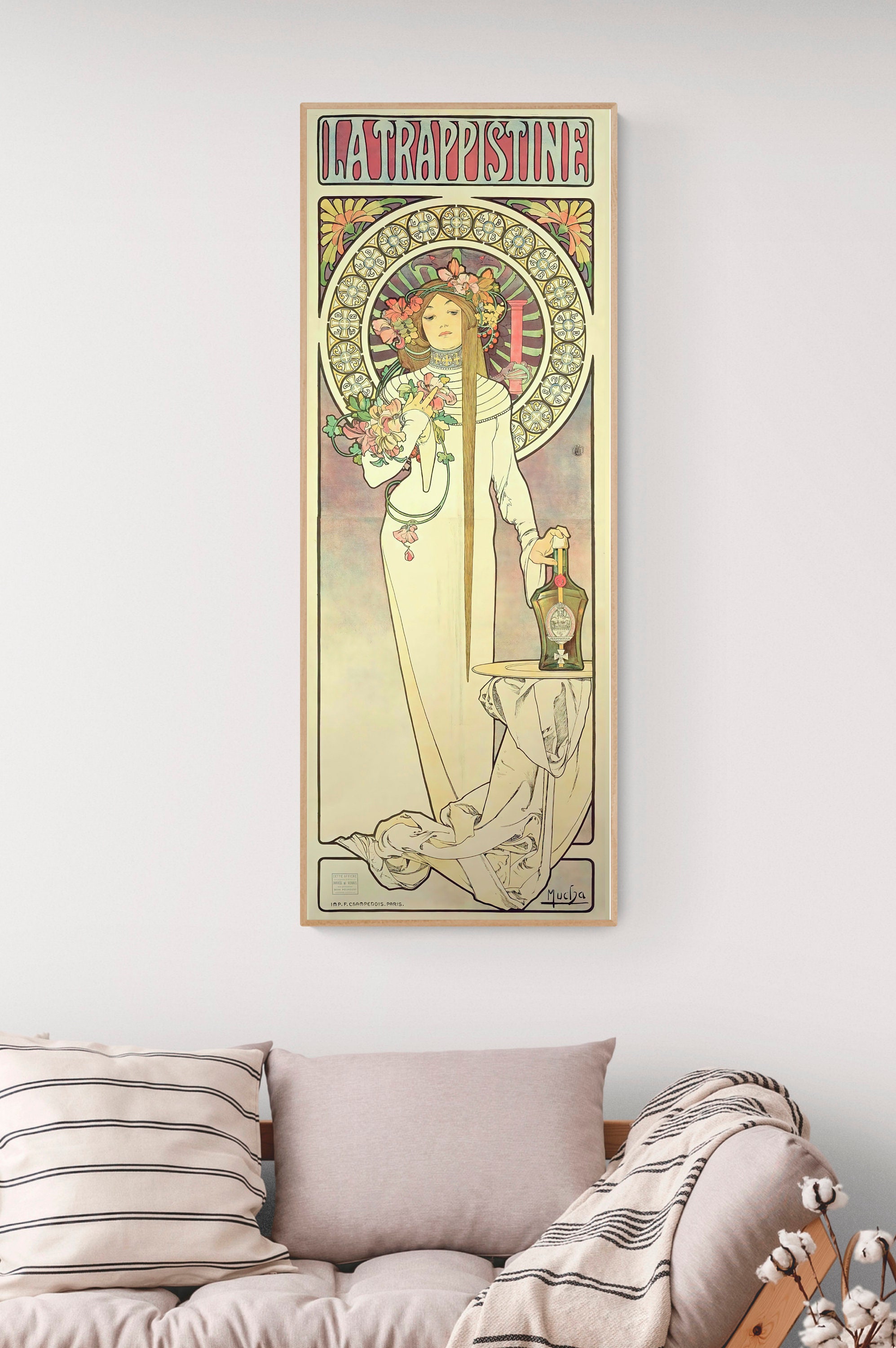 La Trappistine by Alphonse Mucha Print | Digital Art Print Set ...