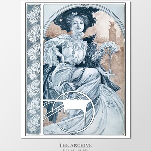 Alphonse Mucha Print Set | Vintage Drawing PRINTABLE Wall Art | Autumn ...