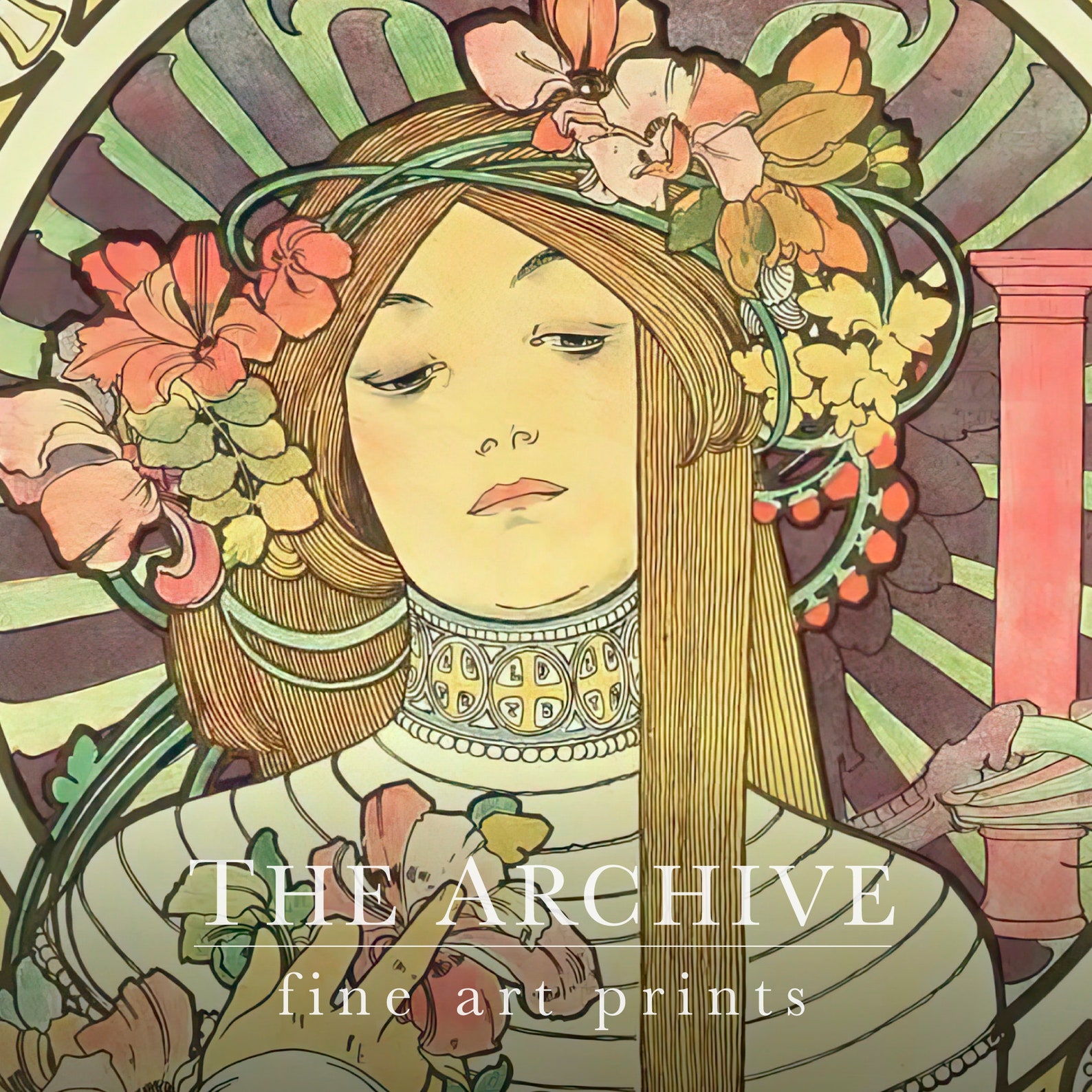 La Trappistine by Alphonse Mucha Print | Digital Art Print Set ...