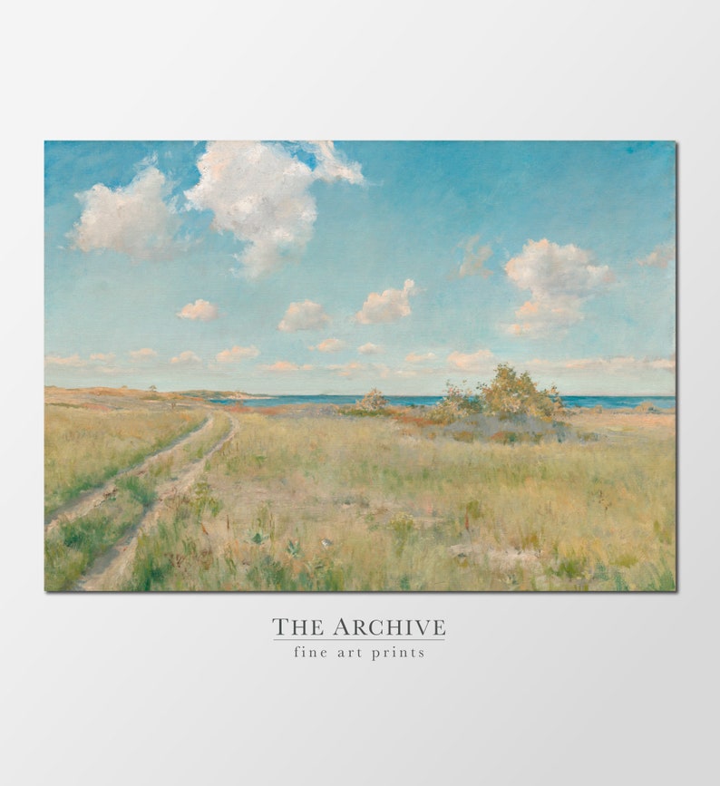 Great Lakes Michigan Landscape Digital Art Print Set Vintage - Etsy
