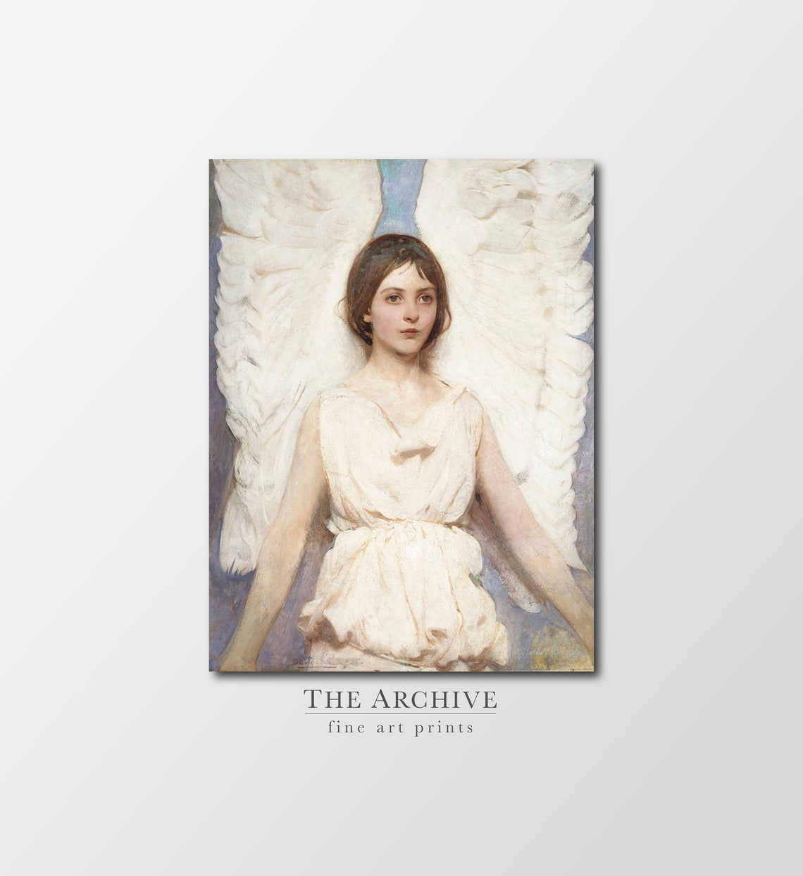 Classical Angel Portrait Vintage Antique Oil Painting - Etsy