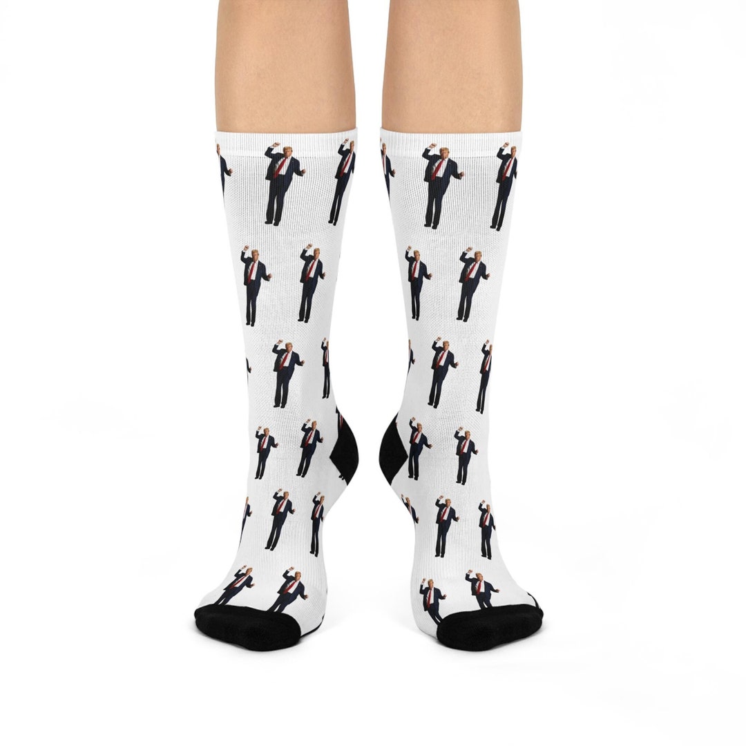 Donald Trump Dancing Socks - MAGA Gift - Republican - Cushioned Crew ...