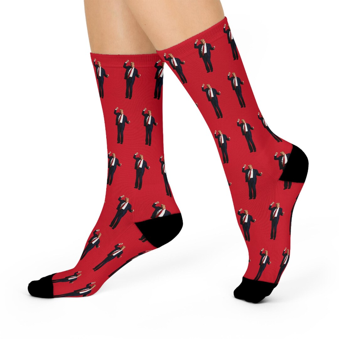 Donald Trump Dancing Socks - MAGA Gift - Republican - Cushioned Crew ...