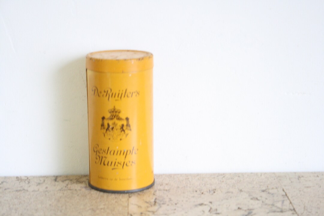 Vintage Gestampte Muisjes Tin Can From De Ruijter in Holland - Etsy