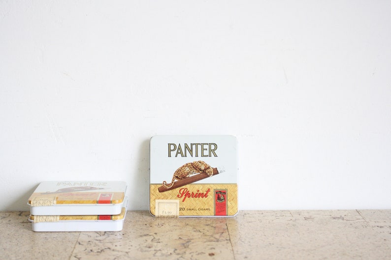 Panter Sprint Metal Sigar Box From the Eighties - Etsy