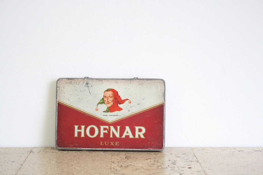 Hofnar Luxe Metal Cigar Tin From the Fifties - Etsy