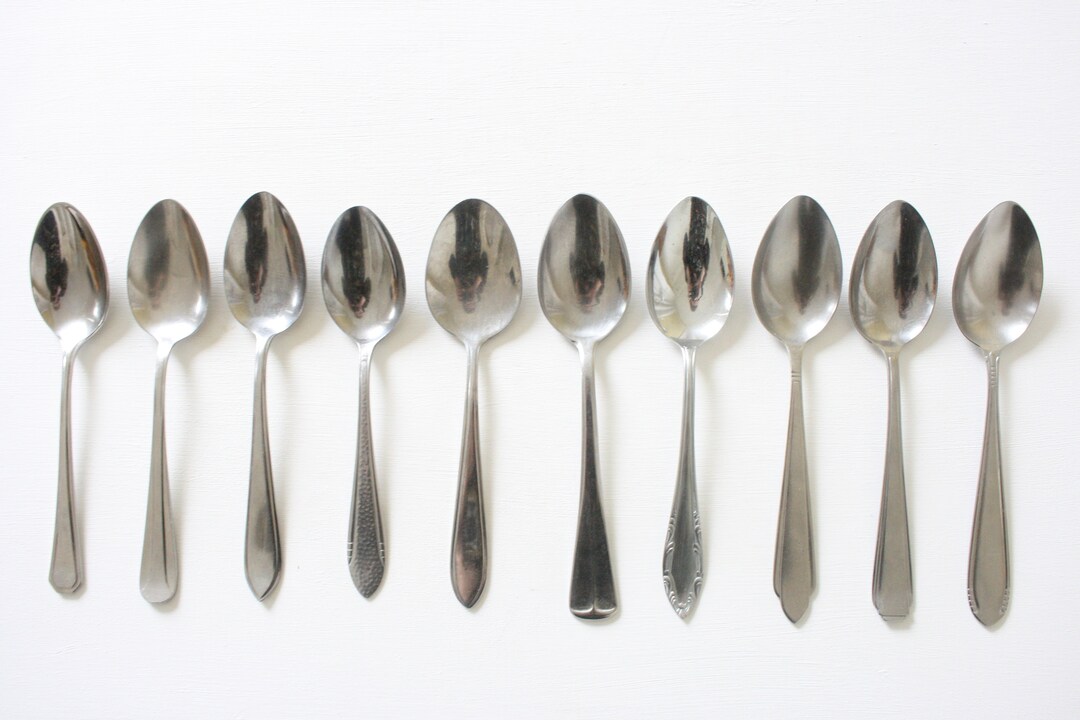 Ten Mismatched Breakfast Spoons From the Seventies - Set 1 - Etsy