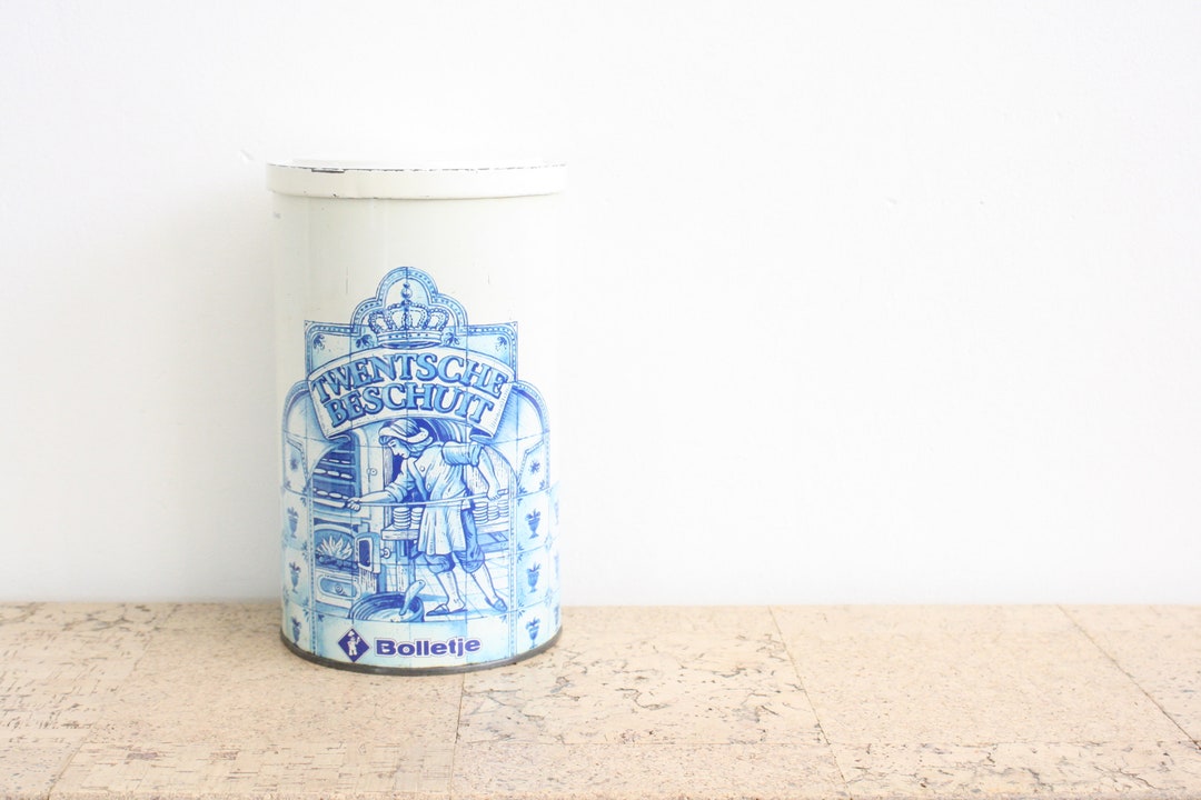 Dutch Bolletje Rusk Tin for Twentsche Beschuit From the Eighties - Etsy