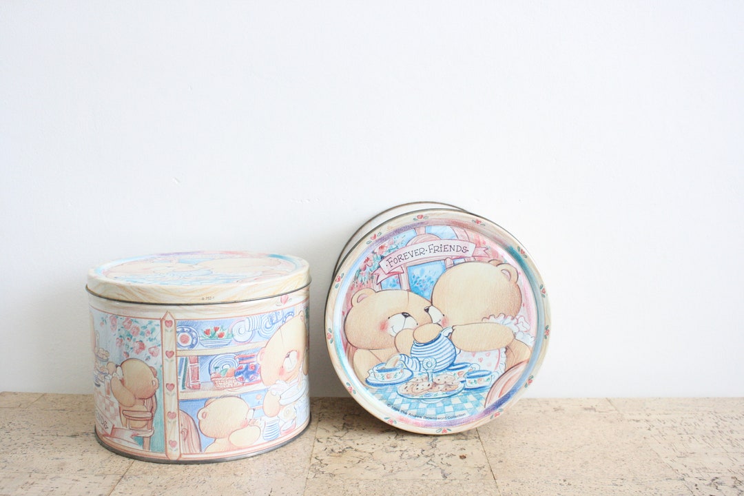 Vintage Cookie Tin From Forever Friends, From 1994 - Etsy
