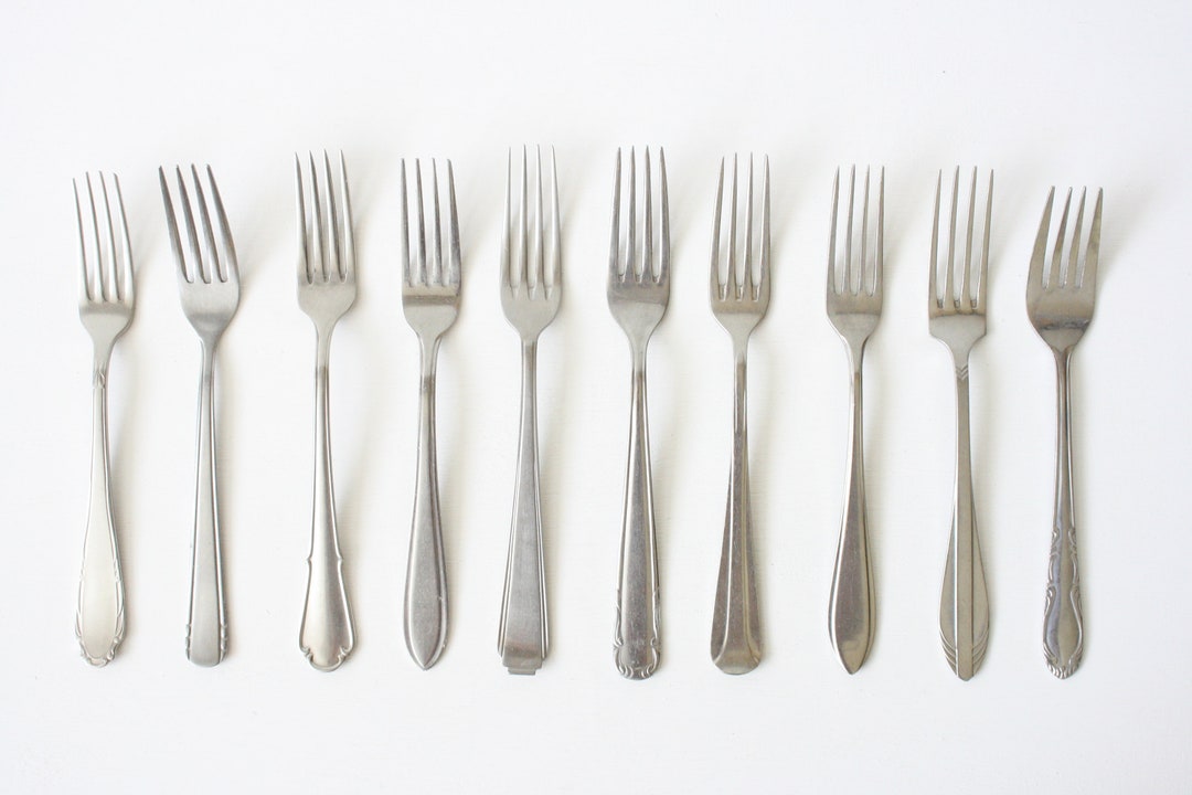 Ten Mismatched Breakfast Forks From the Seventies - Set 2 - Etsy