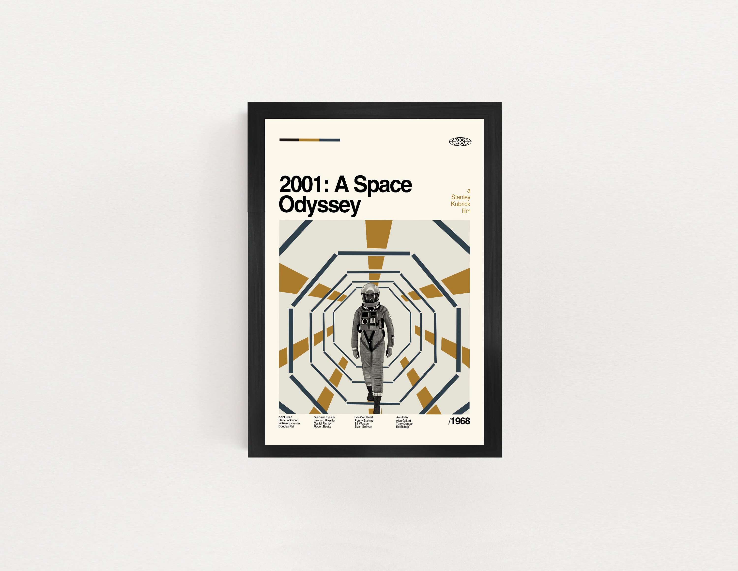 2001: A Space Odyssey - Stanley Kubrick , Movie Poster