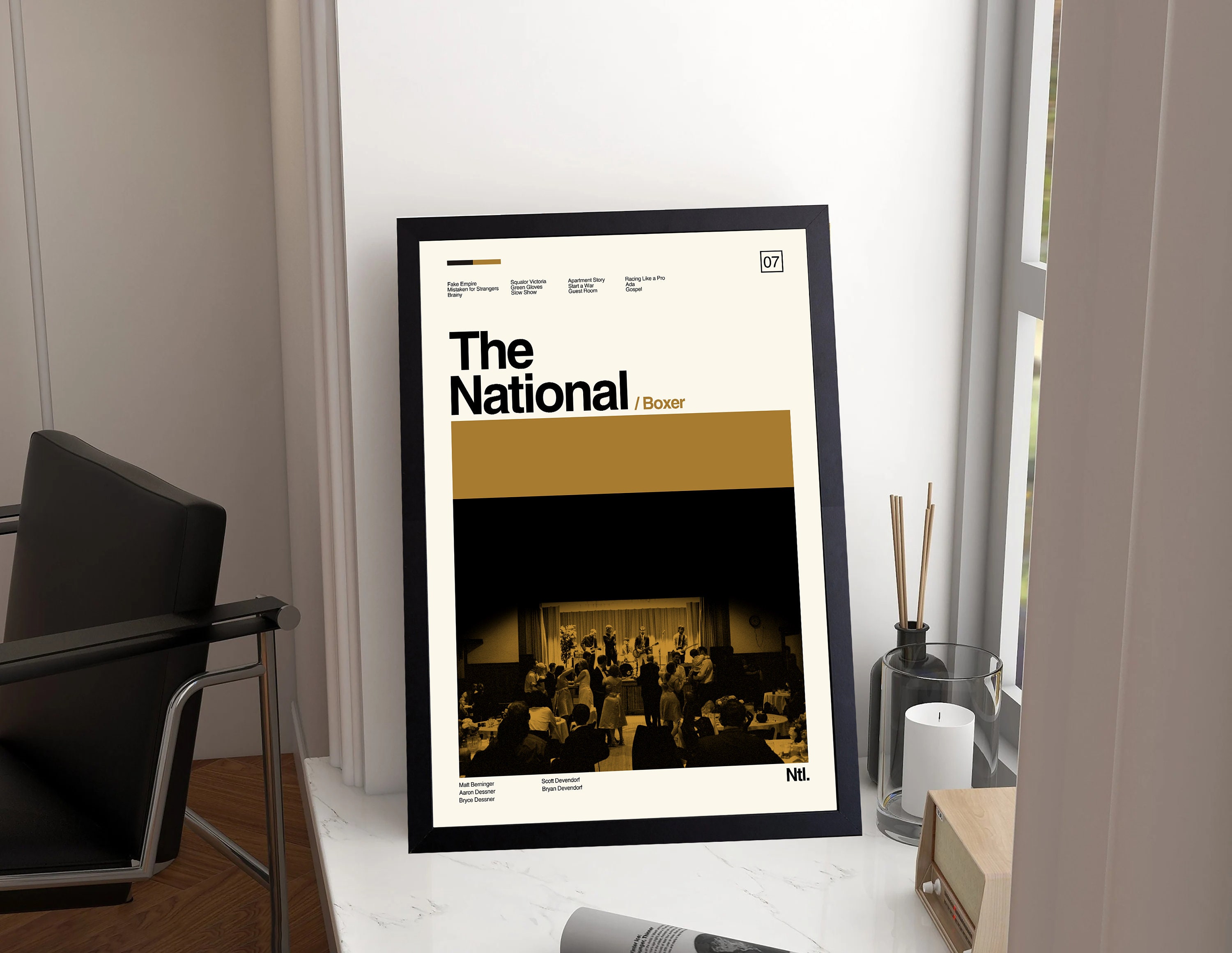 The National Poster Boxer Movie Poster Minimalist Art - Etsy