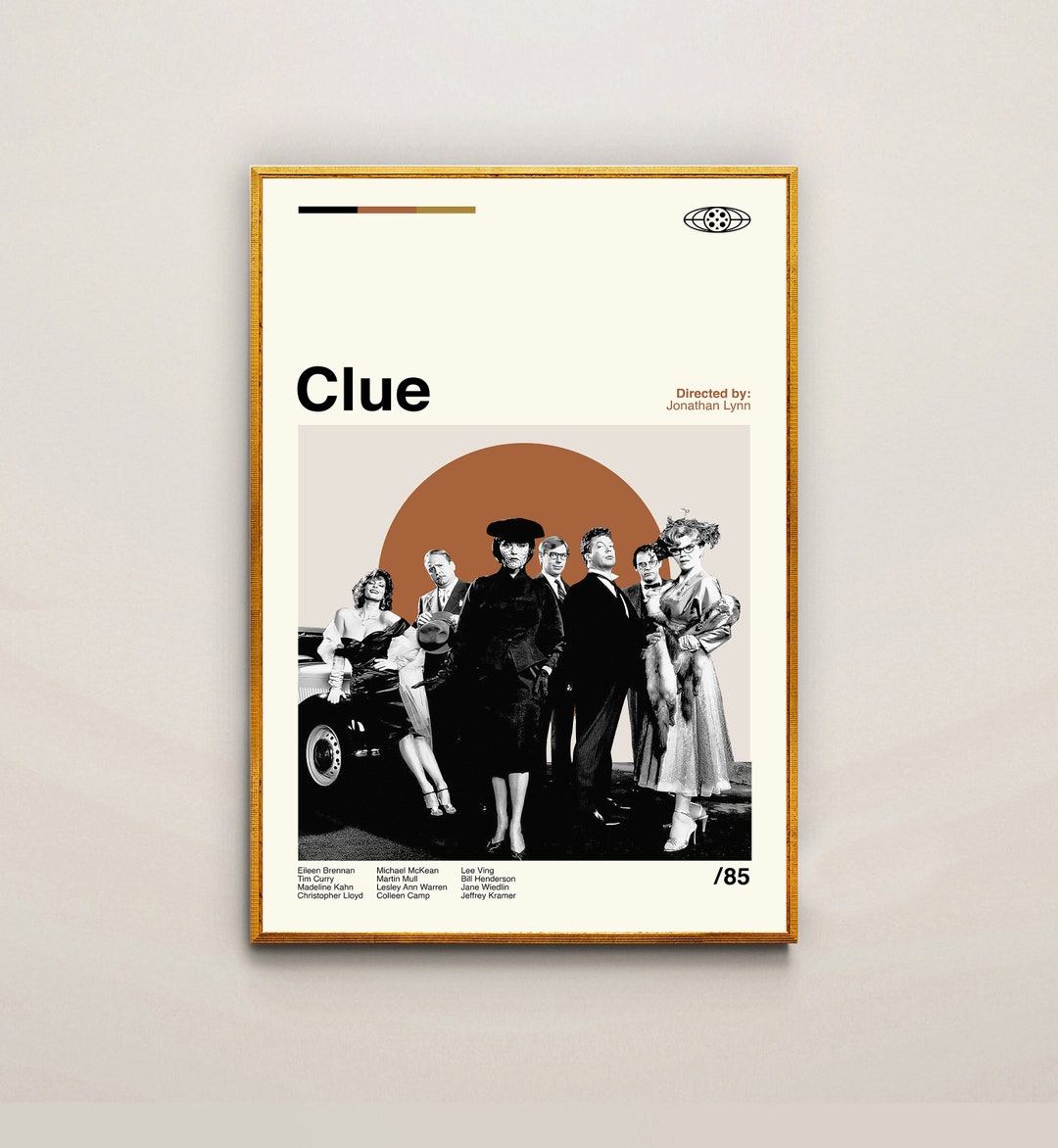 Clue Movie Poster Clue Poster Clue Prints Movie Poster - Etsy