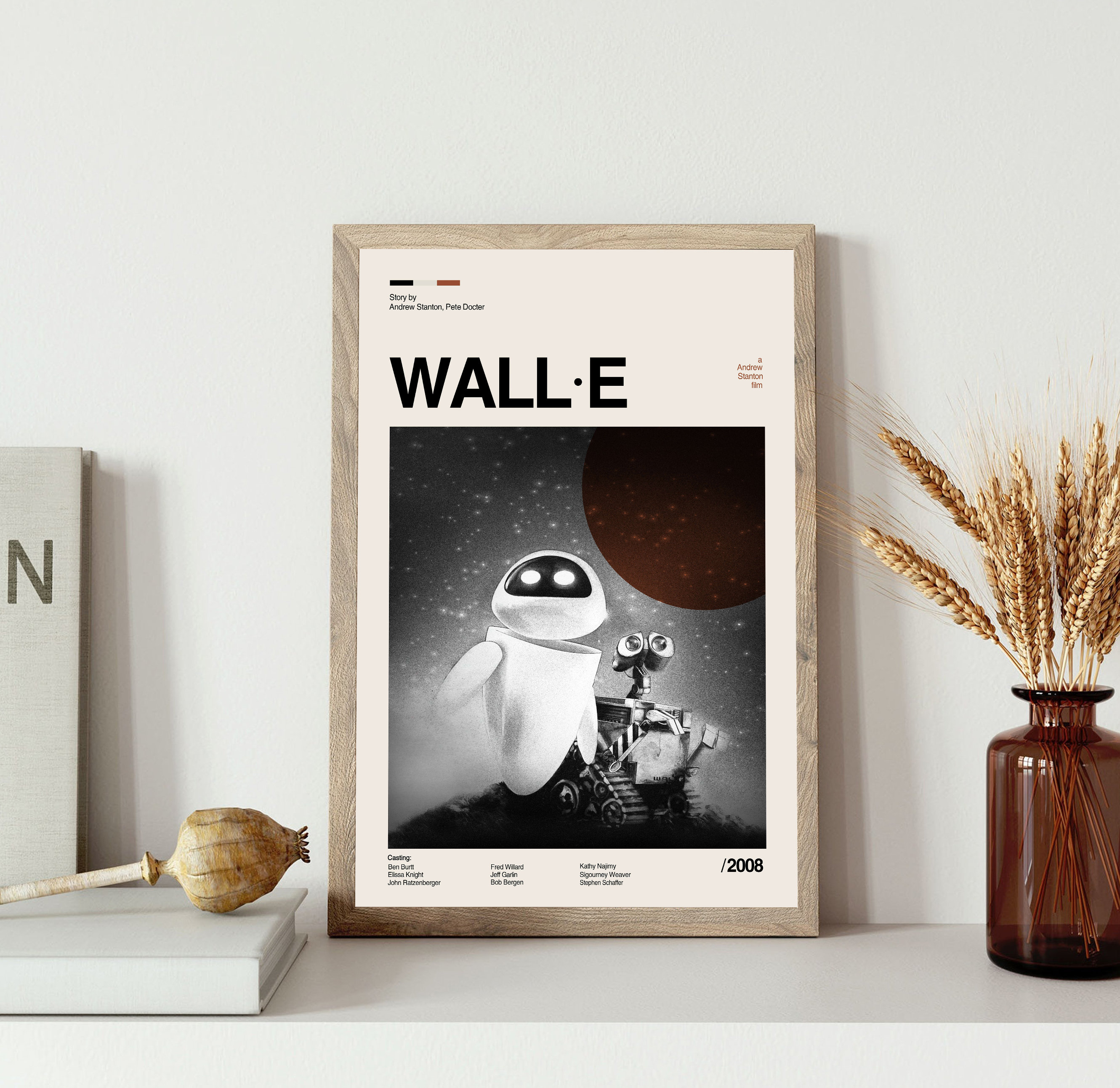 Wall E Poster Wall E Movie Movie Poster Minimalist Art - Etsy UK