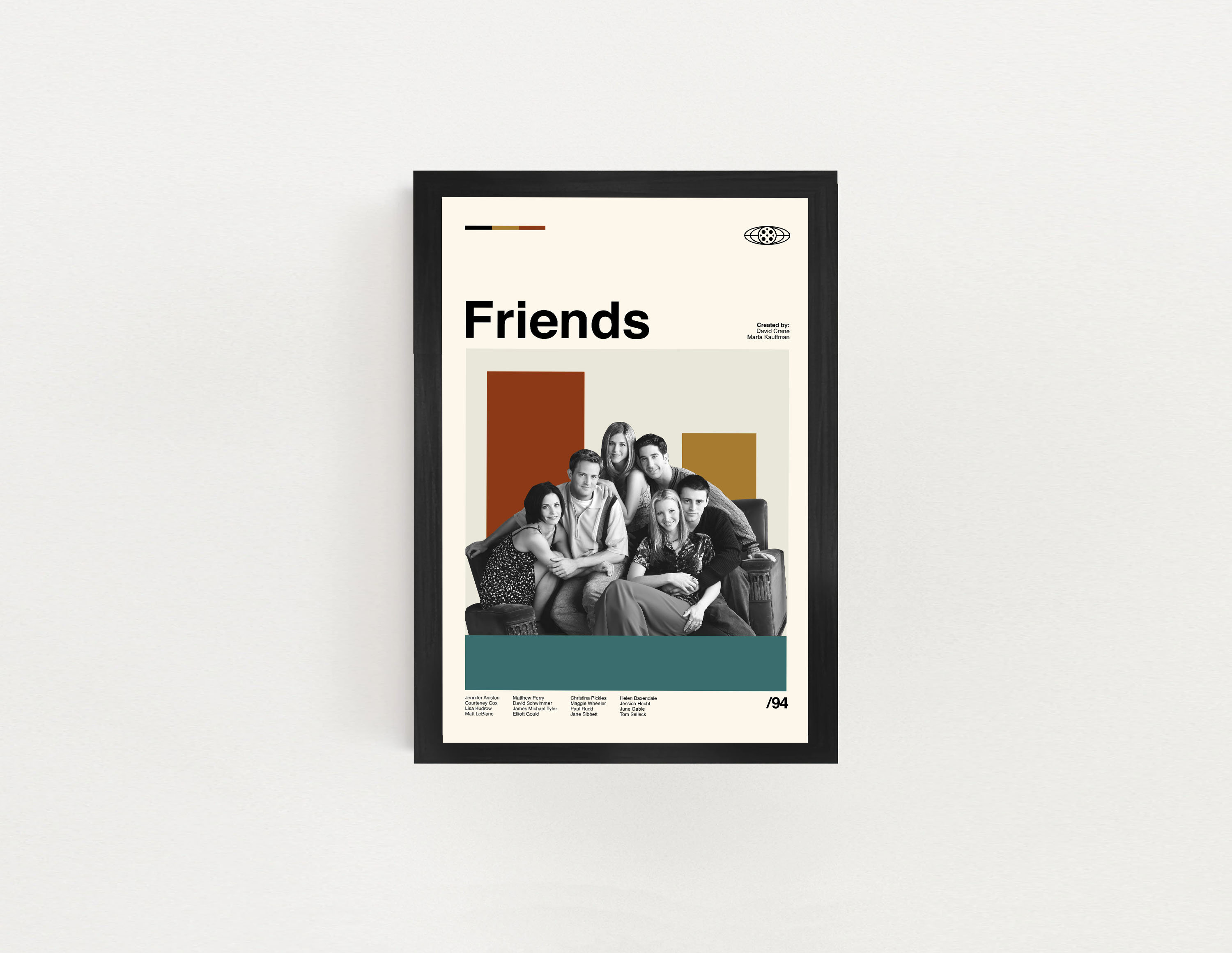 FRIENDS TV Show Poster - Tv Series Poster - Modern Art Poster