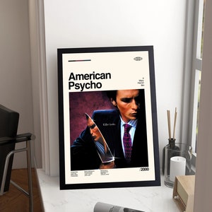 American Psycho Movie Poster American Psycho Poster Movie - Etsy