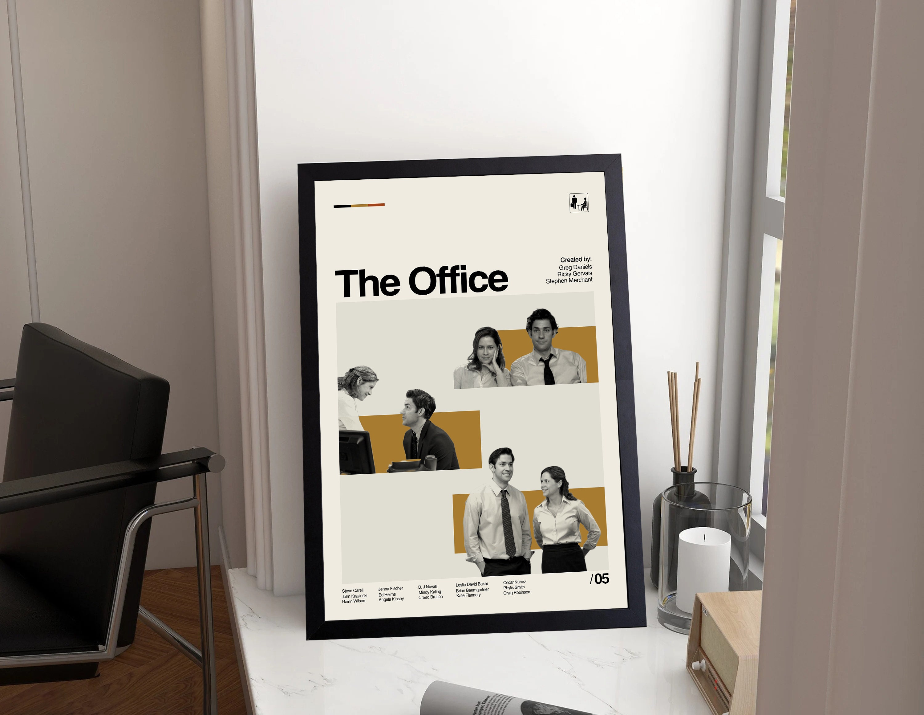 The Office Poster- Jim and Pam Poster - Tv Show, Tv Seires Poster sold by Ilaria Lilah Proietti ...