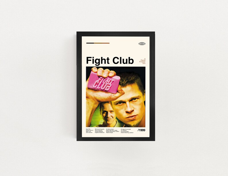 FIGHT CLUB Poster Fight Club Movie Poster Movie Poster - Etsy