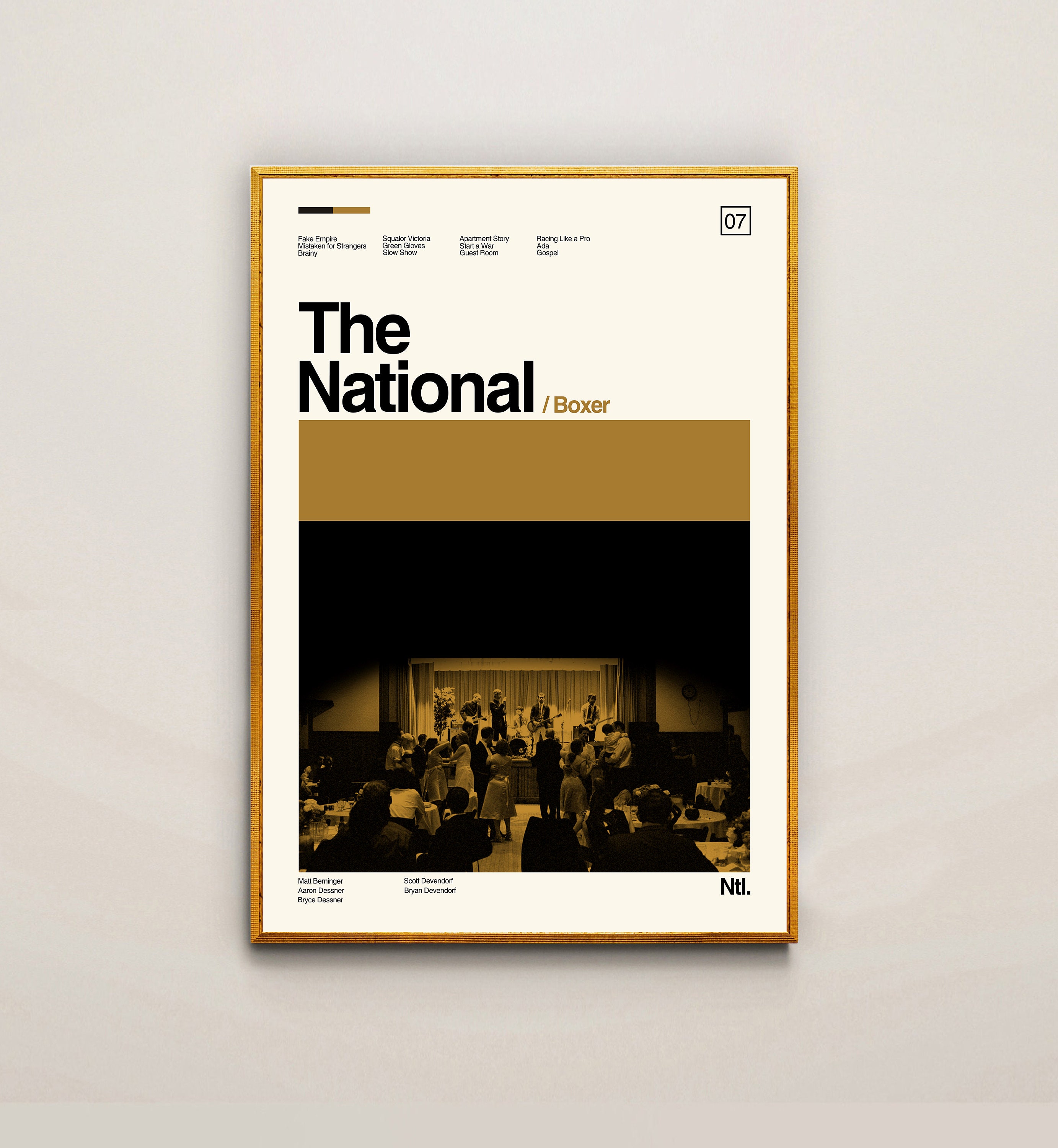 The National Poster Boxer Movie Poster Minimalist Art - Etsy