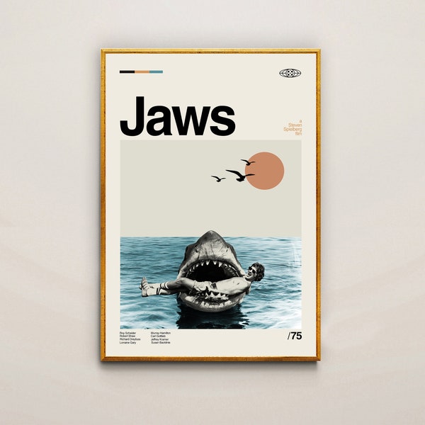 Jaws Poster - Etsy