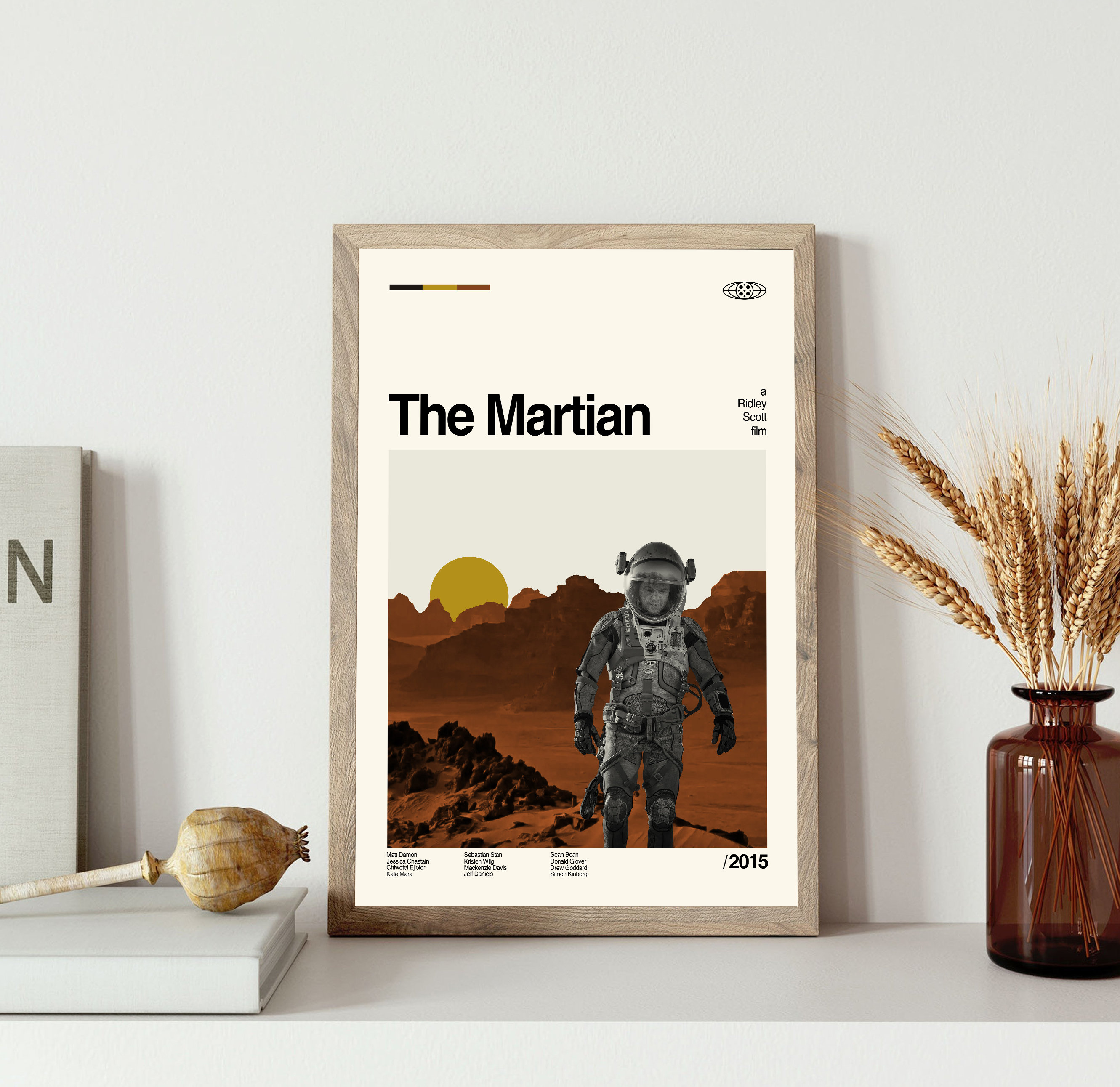 The Martian Movie Poster Movie Poster Minimalist Art - Etsy